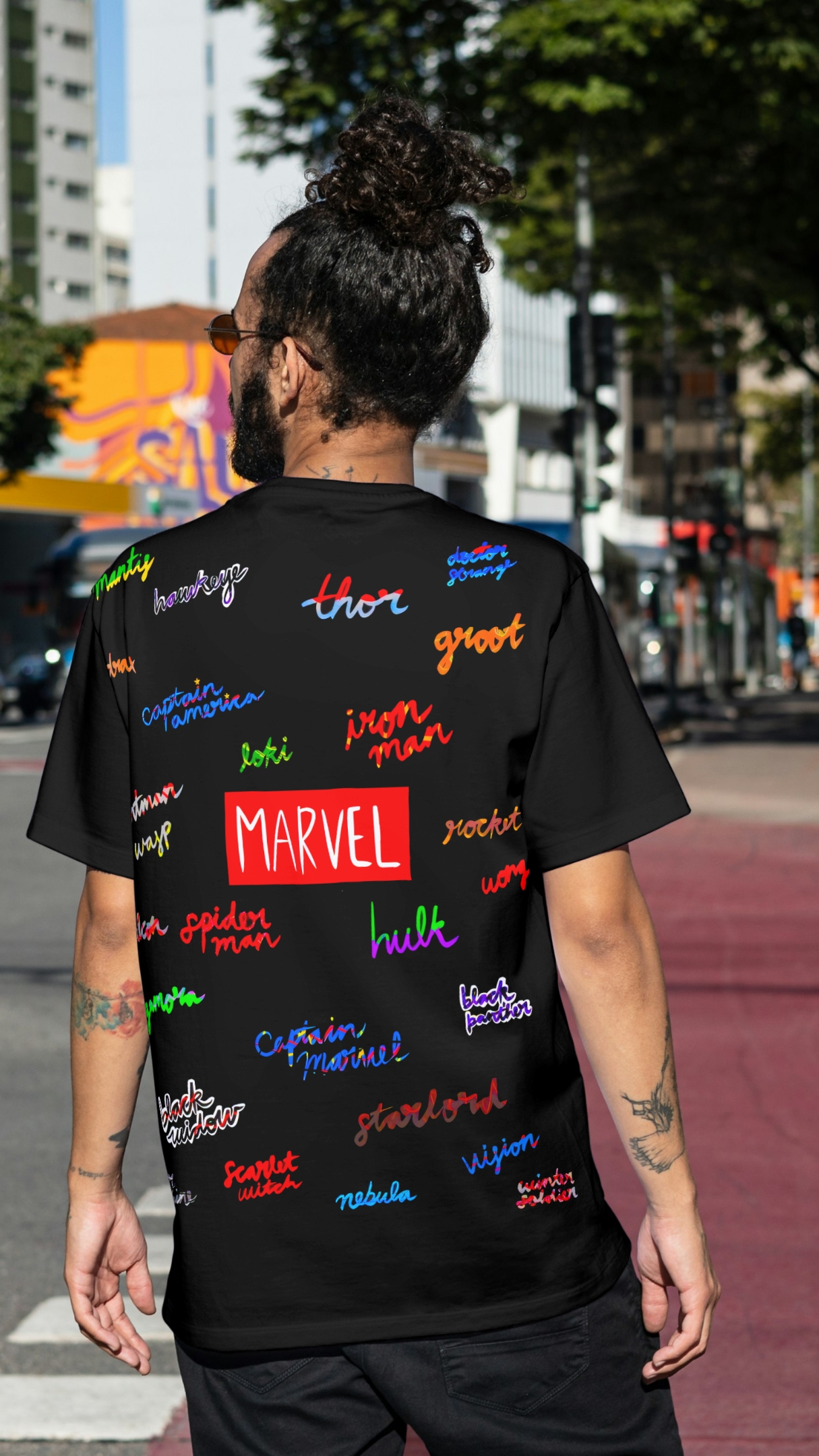 Marvel Black Oversized T-shirt – The Nova Threads – Online Oversized T ...